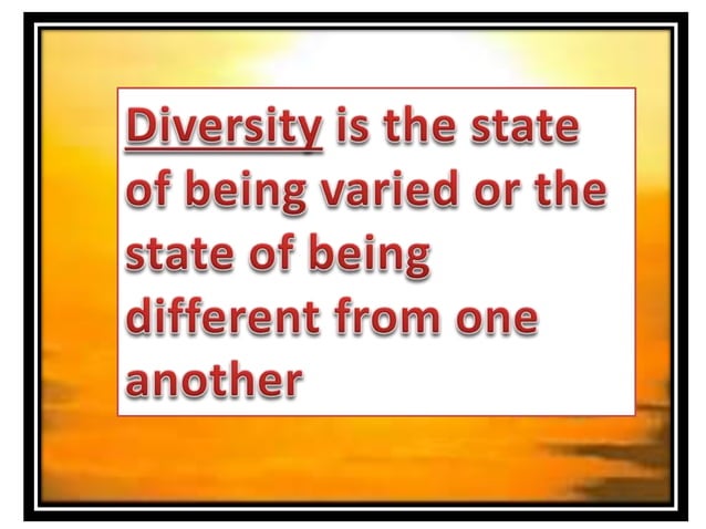 Understanding diversity | PPTX