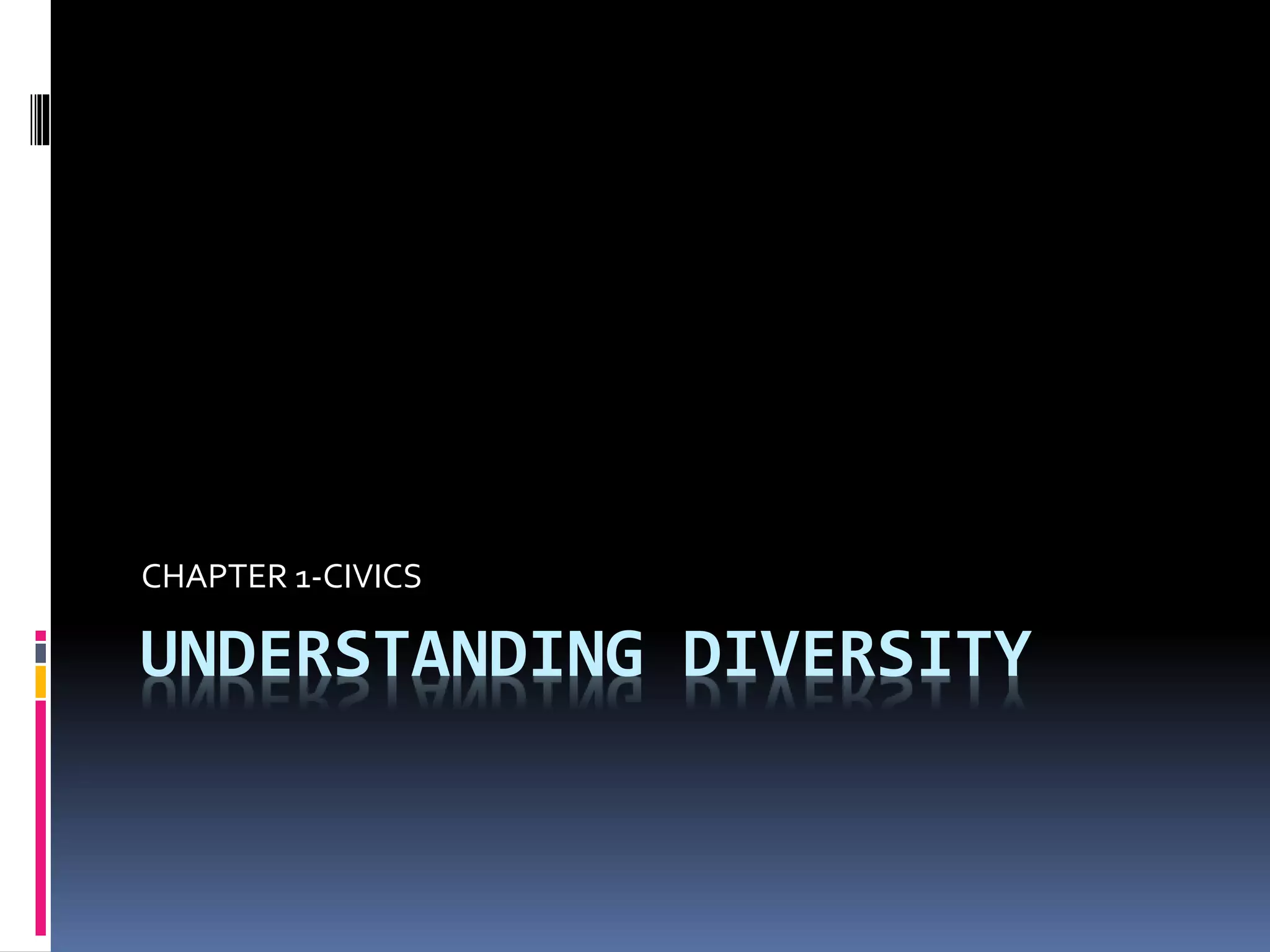 cbse class 6th civics chapter 1-Understanding diversity | PPTX