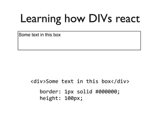 Understanding DIVs | PDF