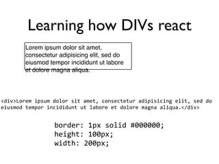 Understanding DIVs | PDF