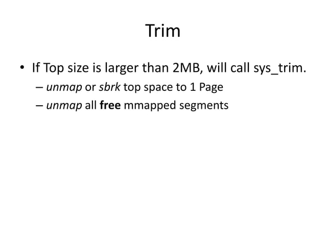 Understanding DLmalloc | PPT