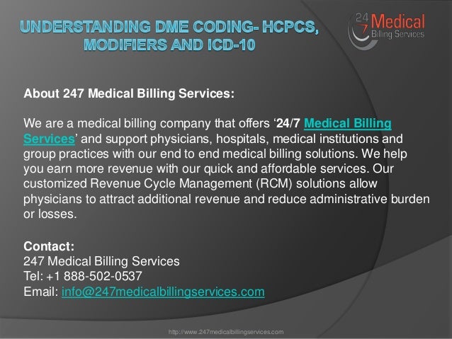 Understanding Dme Coding Hcpcs Modifiers And Icd 10