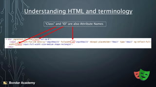 Understanding HTML Dom Terminology Playwright course | PPT
