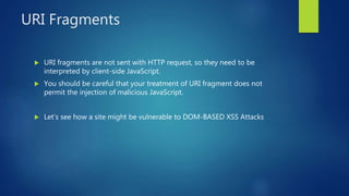 Understanding dom based xss | PPTX