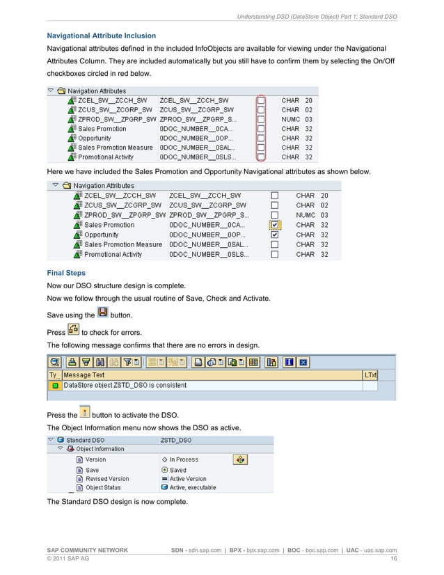 Understanding Dso Data Store Object Part 13a Standard Dsodoc