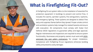 Understanding Dubai's Firefighting Fit-Out Regulations A Guide to DCD ...