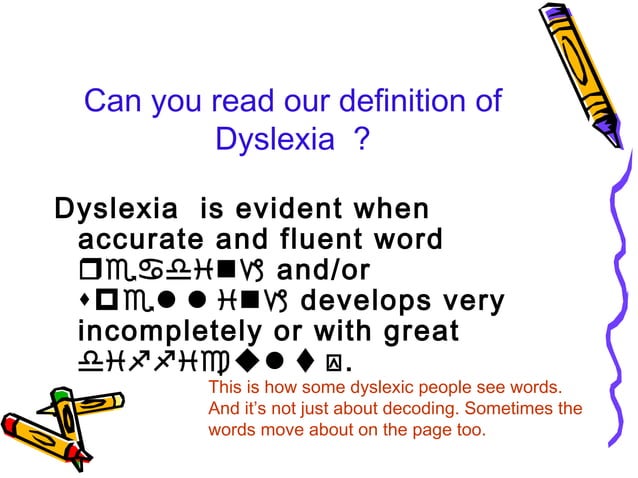 Understanding Dyslexia For Kids | PPT | Brain and Nervous System ...
