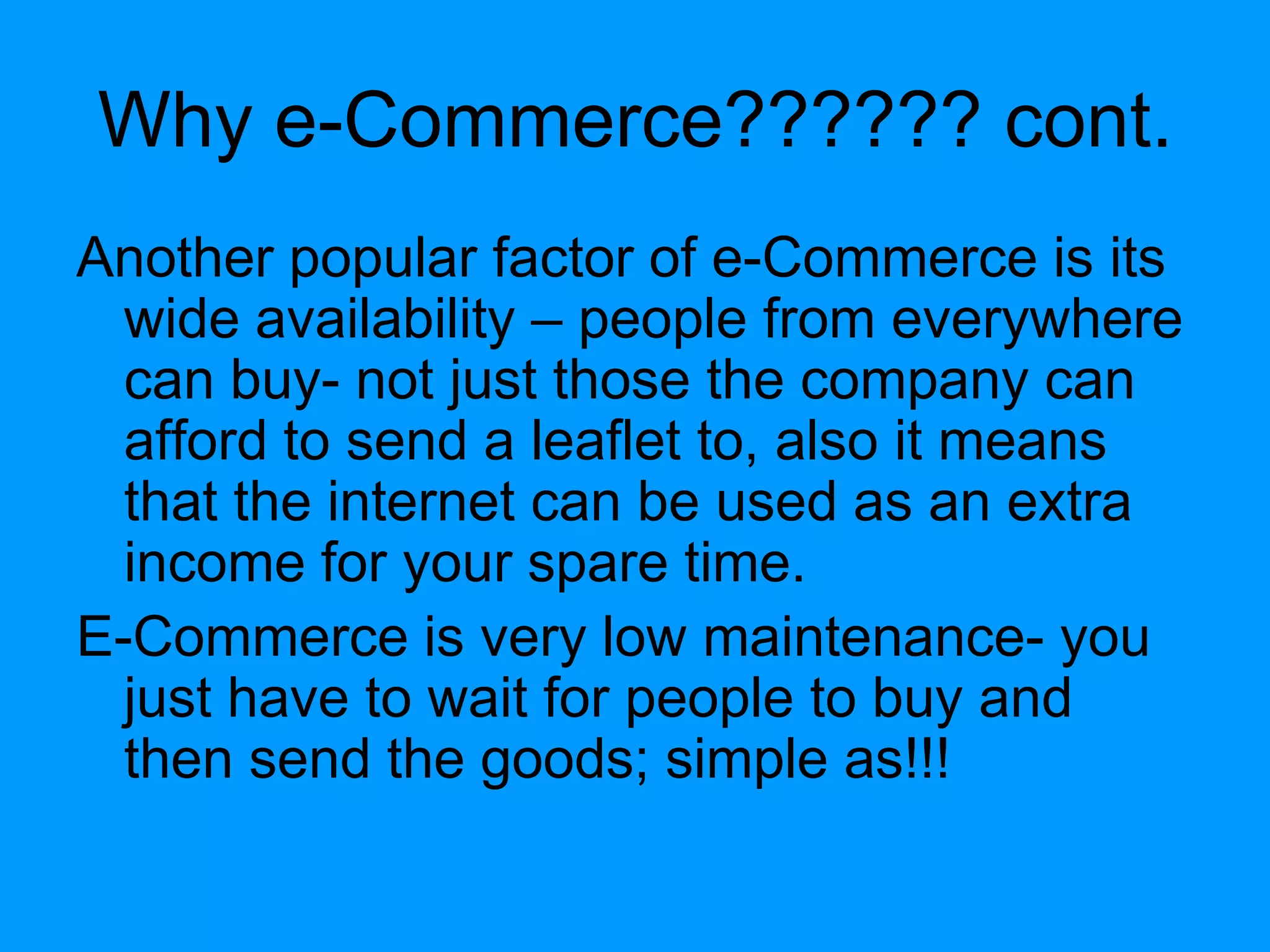 Understanding e commerce | PPTX