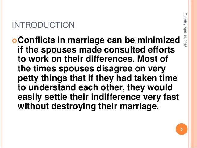 Understanding Each Other in Marriage