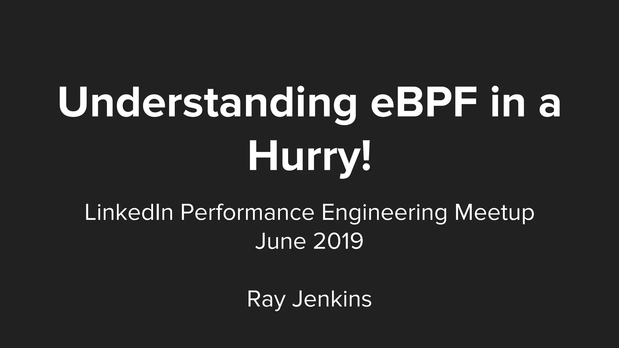 Understanding eBPF in a Hurry! | PPTX