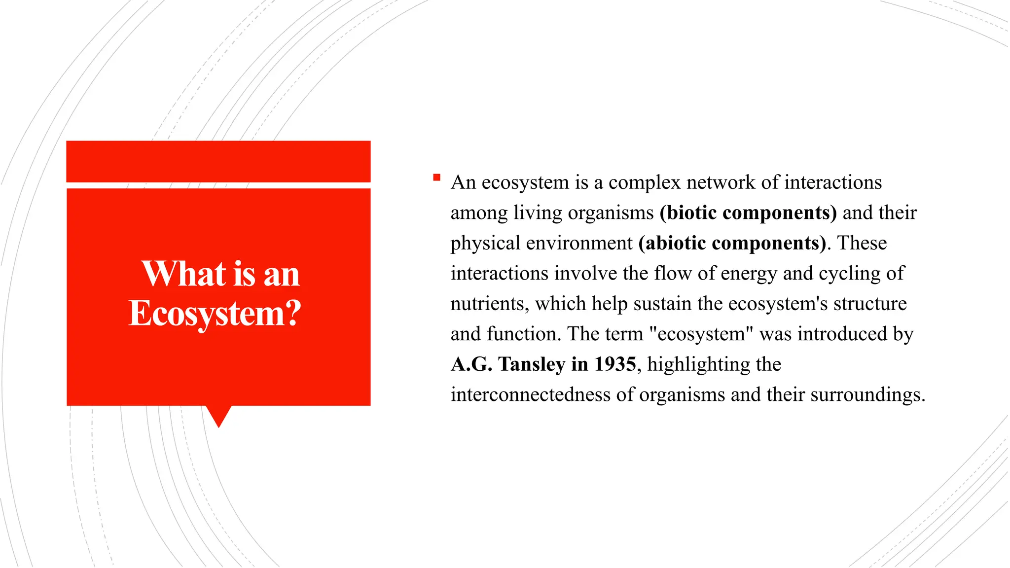 Understanding Ecosystems Structure Components And Functionspptx Biological Sciences Science