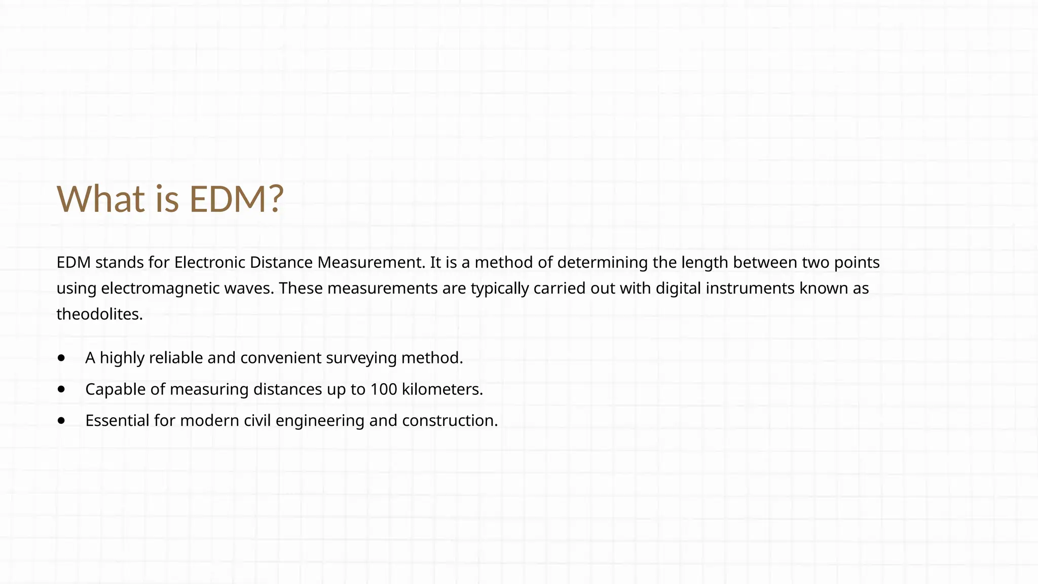 Understanding EDM in Surveying total station | PPTX