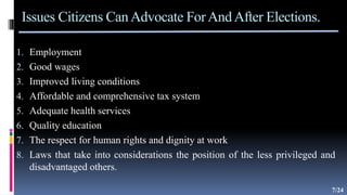 Understanding Elections and Civic Responsibility. | PPTX