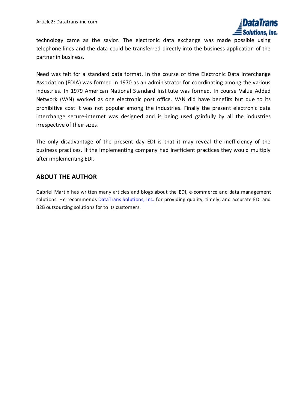 Understanding Electronic Data Interchange understanding-electronic-data-interchange