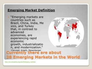 Understanding emerging markets | PPTX
