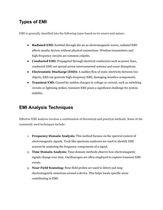 Understanding EMI Analysis: Key Insights for Electronics and ...