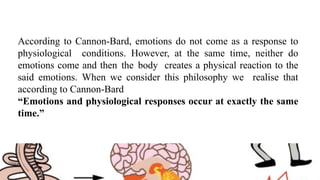Understanding Emotions- Meaning, Concept, Schachter- singer, Cannon bard theories & Charles ...