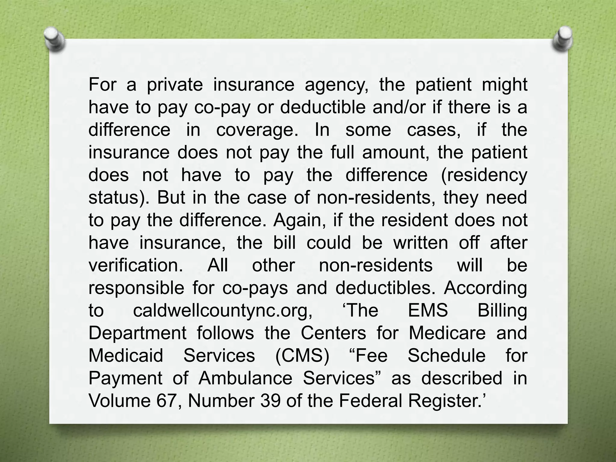 Understanding ems billing | PPTX