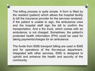 Understanding ems billing | PPTX