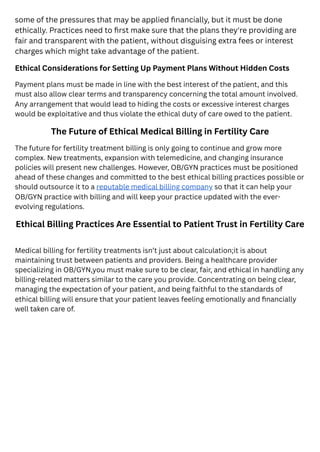 Understanding Ethical Concerns in Medical Billing for Fertility ...