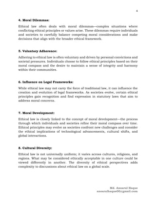 Understanding Ethical Law | PDF