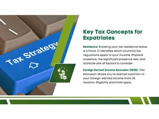 Understanding Expat Taxes: Expert Advice from CPAs | PPTX