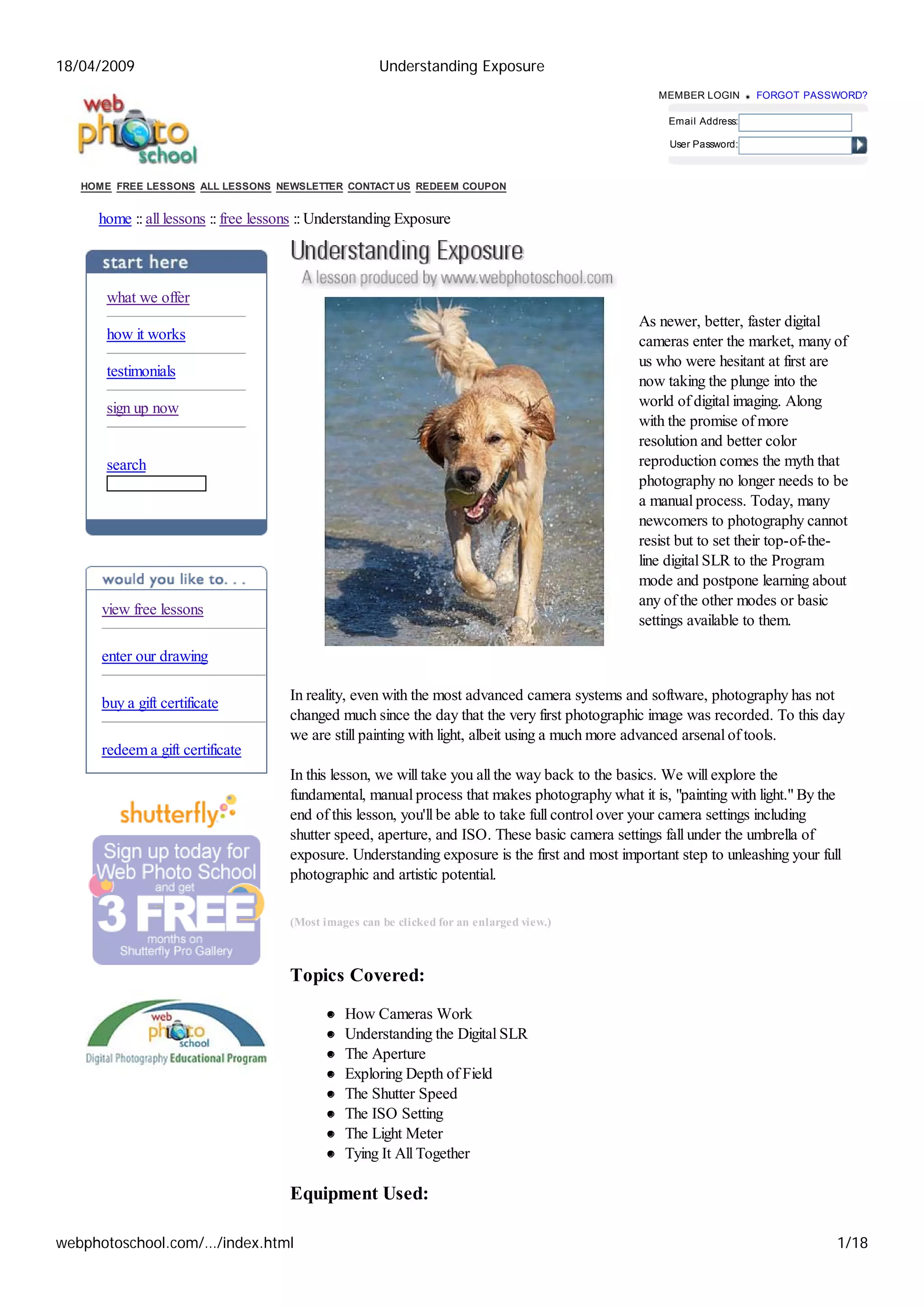 Understanding exposure | PDF