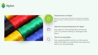 Understanding Fabric Types and Their Appropriate Ironing Temperatures.pptx