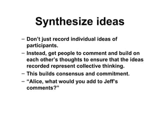 Understanding Facilitation | PPT