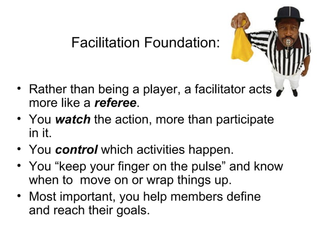 Understanding Facilitation | PPT