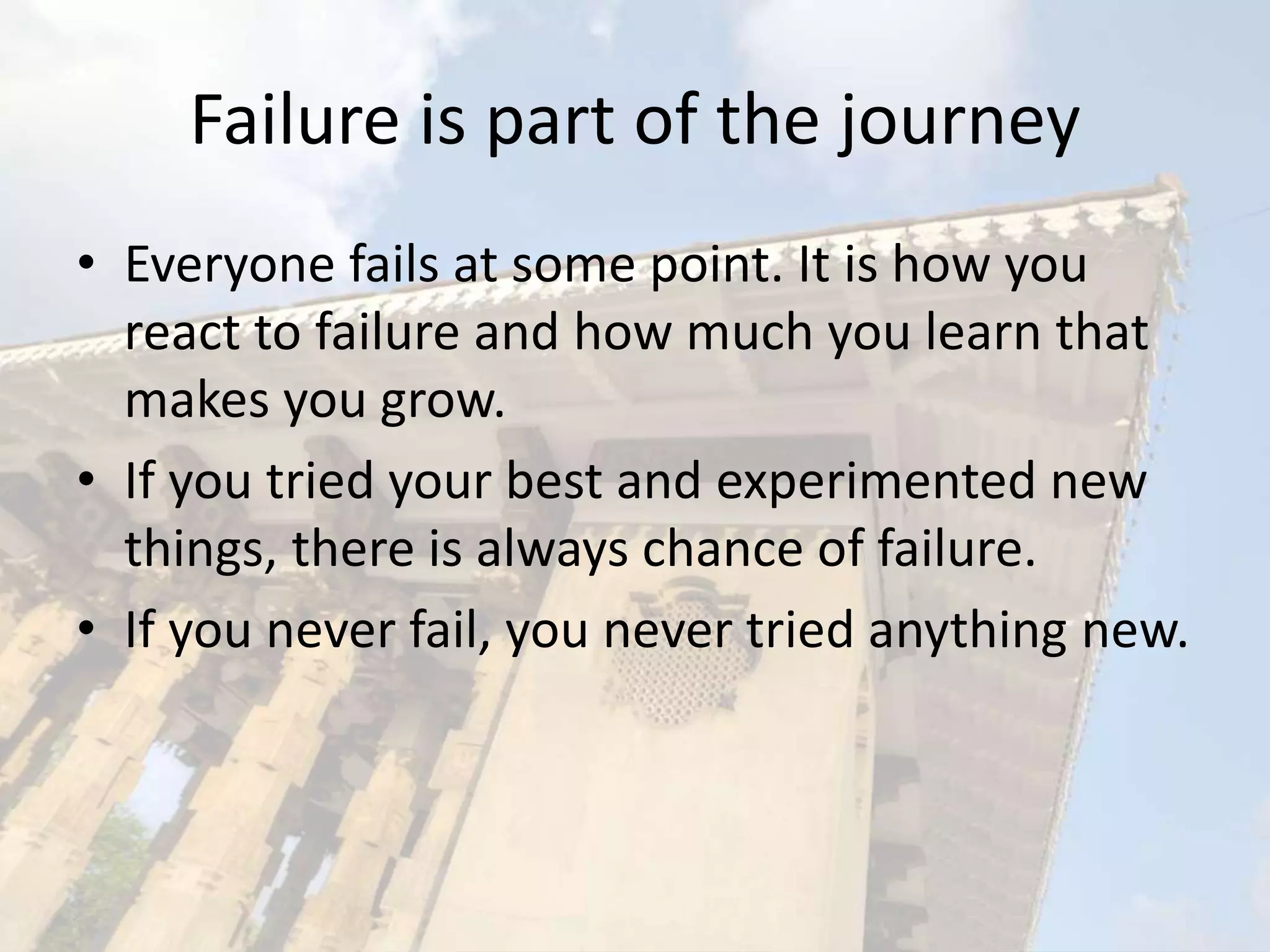 Understanding failure | PPT