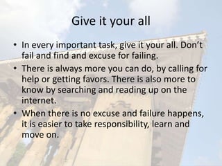 Understanding failure | PPTX
