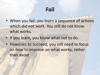 Understanding failure | PPT