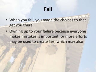 Understanding failure | PPT
