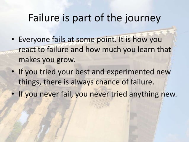 Understanding failure | PPT