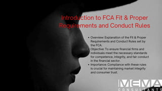 Understanding FCA Fit & Proper Requirements and Conduct Rules A Guide ...