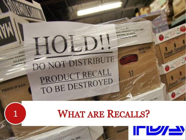 Understanding fda recall categories