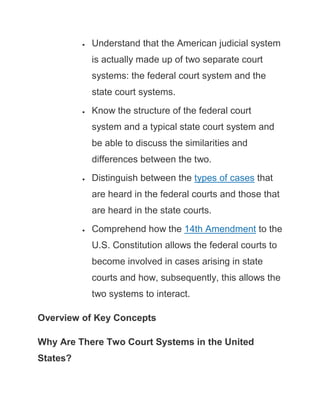 Understanding federal and state courts | DOCX