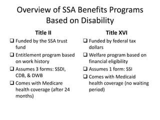 Understanding federal benefits | PPTX
