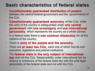 Understanding Federalism: Diffenent models-Different Challenges ...