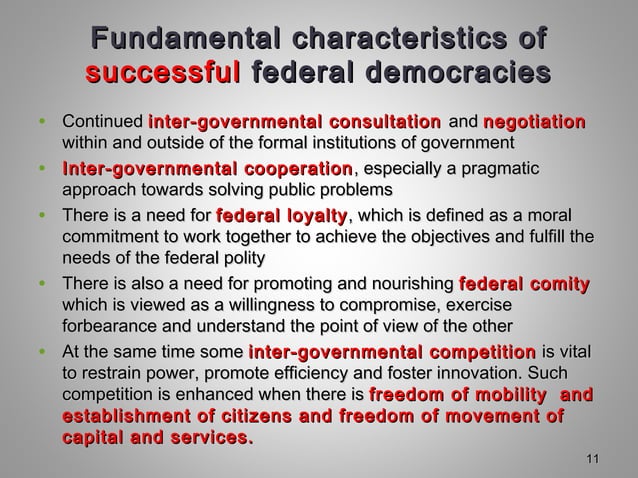 Understanding Federalism: Diffenent models-Different Challenges ...