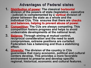 Understanding Federalism: Diffenent models-Different Challenges ...