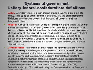 Understanding Federalism: Diffenent models-Different Challenges ...