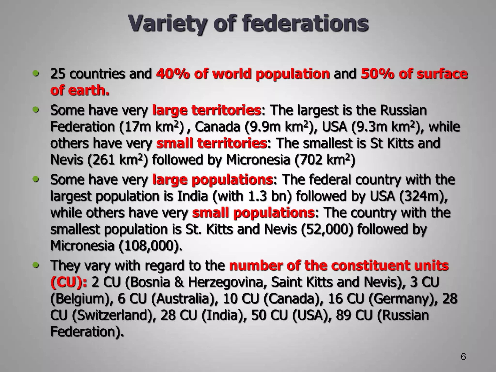 Understanding Federalism- Advantages and Disadvantages 2.ppt