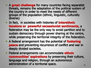 Understanding Federalism- Advantages and Disadvantages 2.ppt