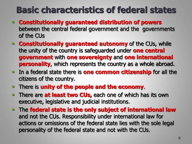 Understanding Federalism- Advantages and Disadvantages 2.ppt
