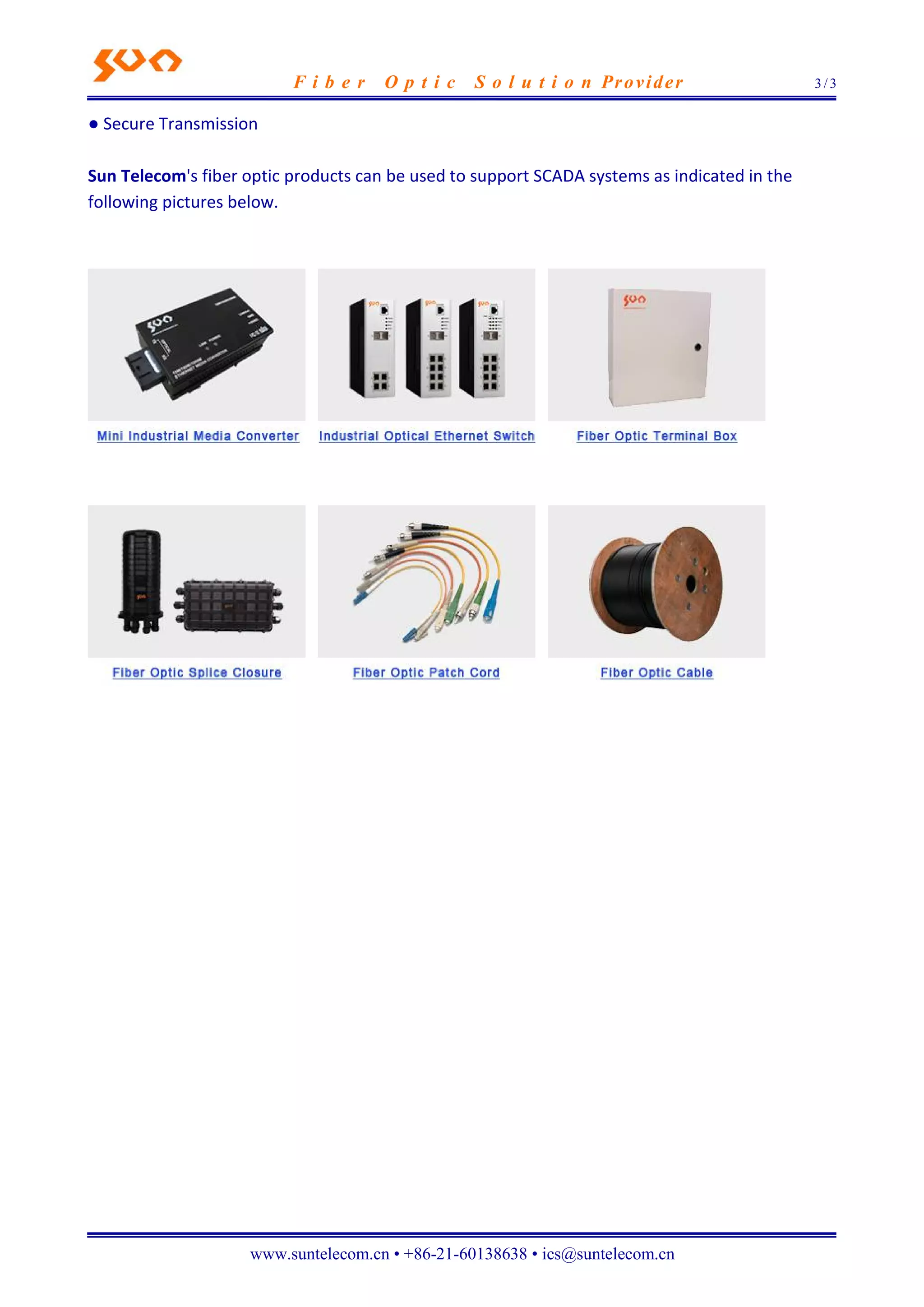 Understanding fiber optic technology for scada | PDF
