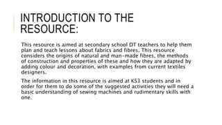 Understanding fibres and fabrics | PPT
