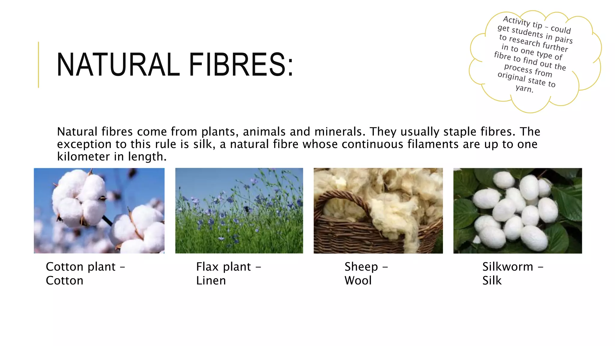 Understanding fibres and fabrics | PPTX