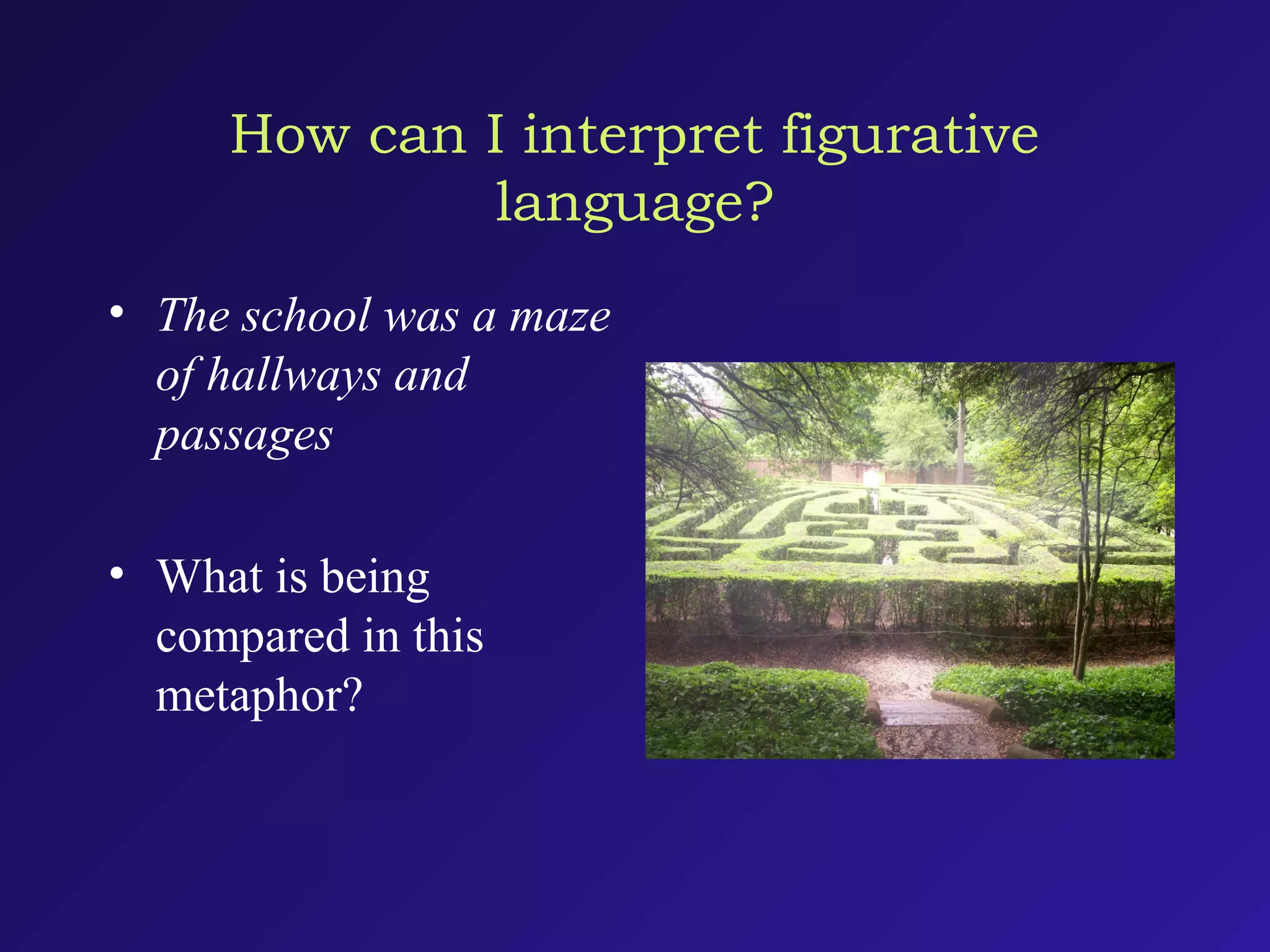 Understanding figurativelanguage | PPT